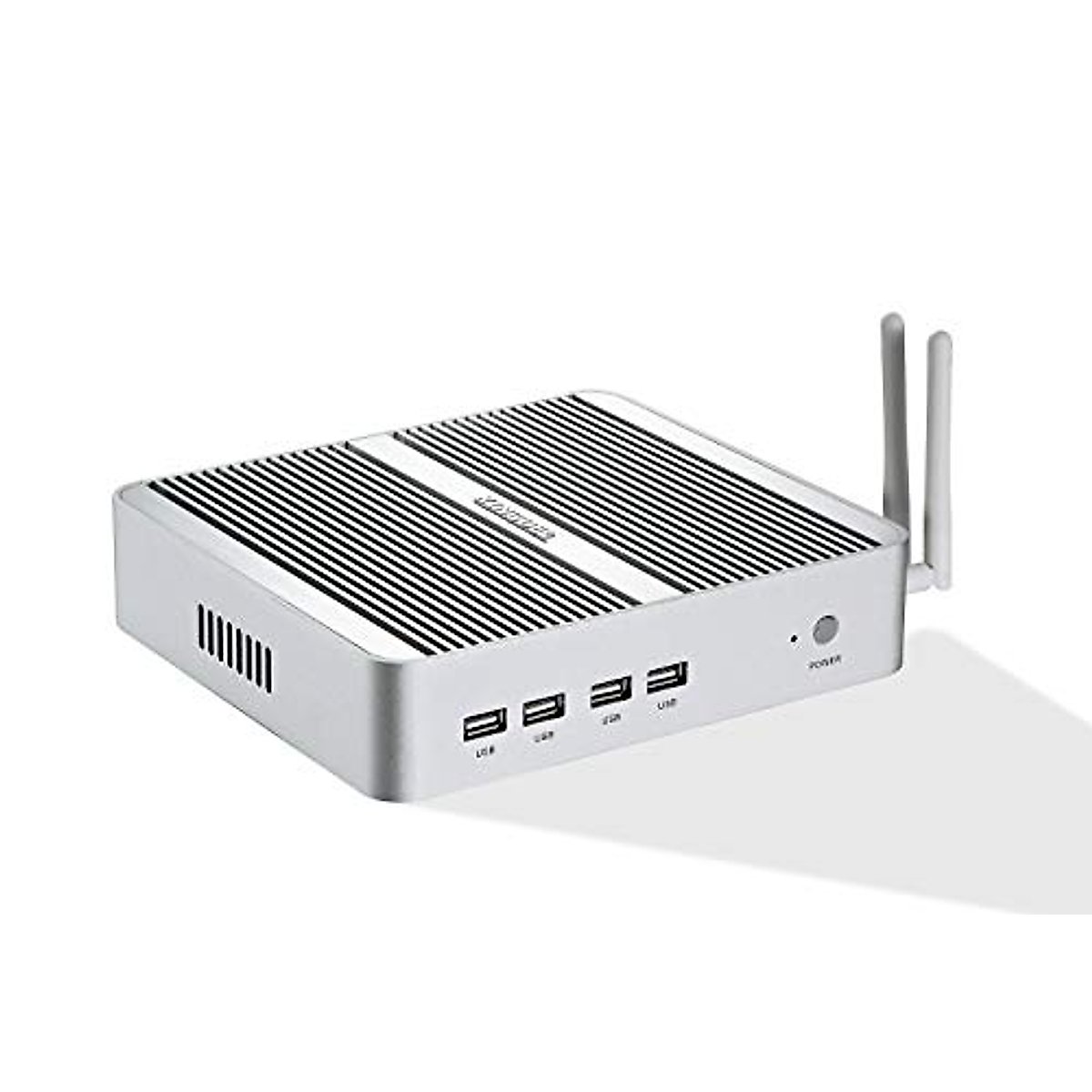 KINGDEL Fanless Mini PC, Powerful Mini Desktop Computer, Intel i5 8th Gen. 4 Cores CPU, 16GB DDR4 RAM, 250GB SSD, 4096x2304, HD Port, LAN, VGA, 4xUSB 3.0, W-11 Pro