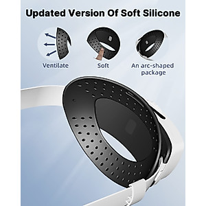 Head Strap Compatible with Meta/Oculus Quest 2, IFoo Lightweight & Adjustable Quest 2 Head Strap, Replacement for Elite Strap, Enhanced Support & Comfort Reduce Head Face Pressure in VR, No Battery