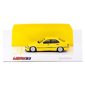 M3 Sedan Yellow 1/64 Diecast Model Car by WERK83 WK83-034C