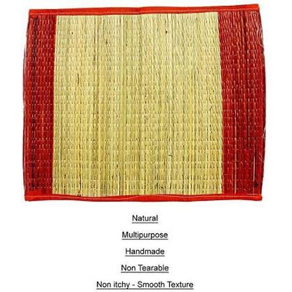 Pooja Aasan Pooja Mat Yoga Aasan Yoga Mat Aasan mat Aasan for Pooja Peck of 4 Size 18x18 inch ( Pink, Brown)