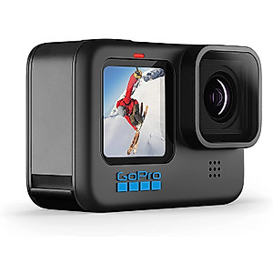 Pixel Hub GoPro HERO10 Hero 10 Camcorder Black - Extreme Bundle Includes: Sandisk Ultra 64GB microSD, 2X Extra Batteries, Charger, Underwater Housing, Selfie Stick, Gripster, Carry Case and More