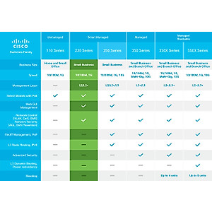 Cisco SG220-50 Smart Switch | 50 Gigabit Ethernet (GbE) Ports | 2 Gigabit Ethernet Combo Mini-GBIC SFP | Limited Lifetime Protection (SG220-50-K9-NA)