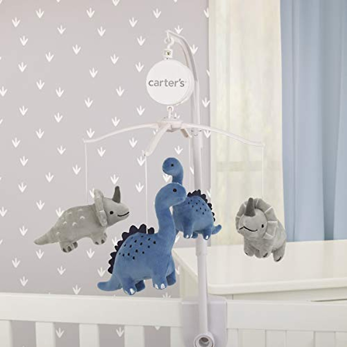 Carter's Dino Adventure Gray and Blue Musical Mobile