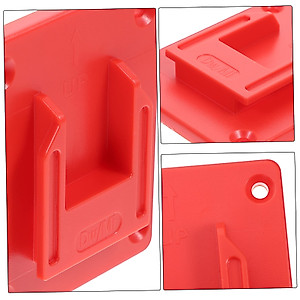 VILLCASE 24 Pcs Battery Suspension Bracket Drill Battery Dock Holders M18 Battery Wall Mount Electric Tool Storage Holder Milwaukeetool Tool Mount Holders Abs Lithium Battery Wall Hanging