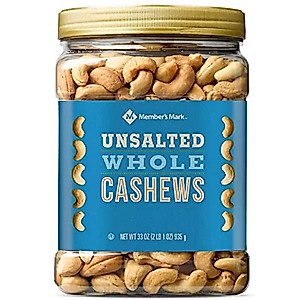 Member's Mark Unsalted Whole Cashews (33 oz.)