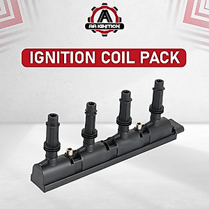 Ignition Coil Pack - Compatible with Chevy, Buick, Cadillac Vehicles - 2011-2018 - 1.4L Encore, ELR, Cruze, Cruze Limited, Sonic, Trax, Volt - Replaces D521C, 55577898, 55579072, 25198623, UF669