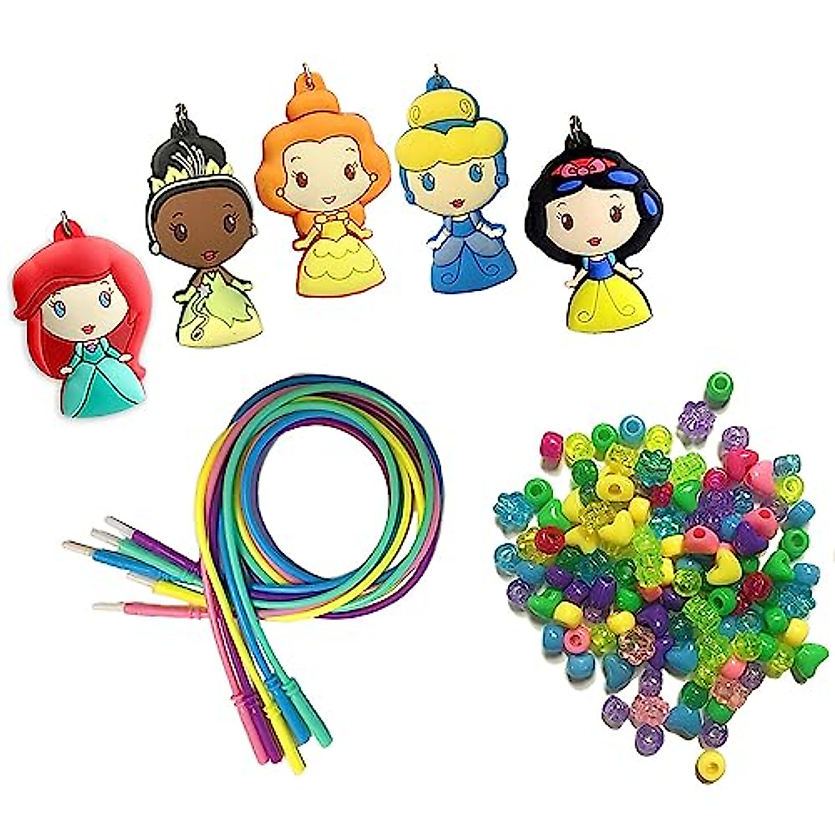 Tara Toys Disney Princess Necklace Activity Set, Create your own jewelry, easy for little hands [Amazon Exclusive] 9.7x8.18x2