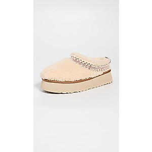 UGG Women's Tazz Ugg Braid Slipper, Natural, 7