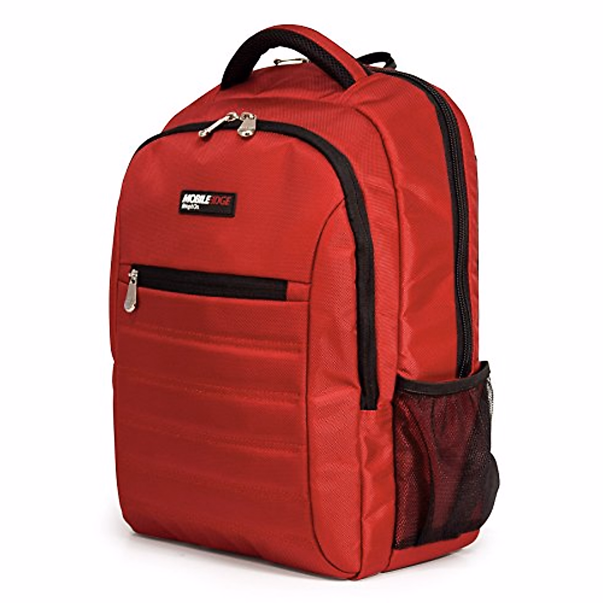 Mobile Edge Smartpack 15.6 Inch Laptop Backpack with Separate Padded Tablet Compartment Crimson Lightweight Red for Men, Women, MEBPSP7, Crimson Red