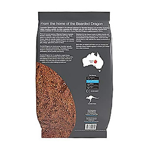 JurassicNatural Australian Desert Dragon Habitat 20lb Substrate for Bearded Dragons and Other Lizards, Red (DESERT020)