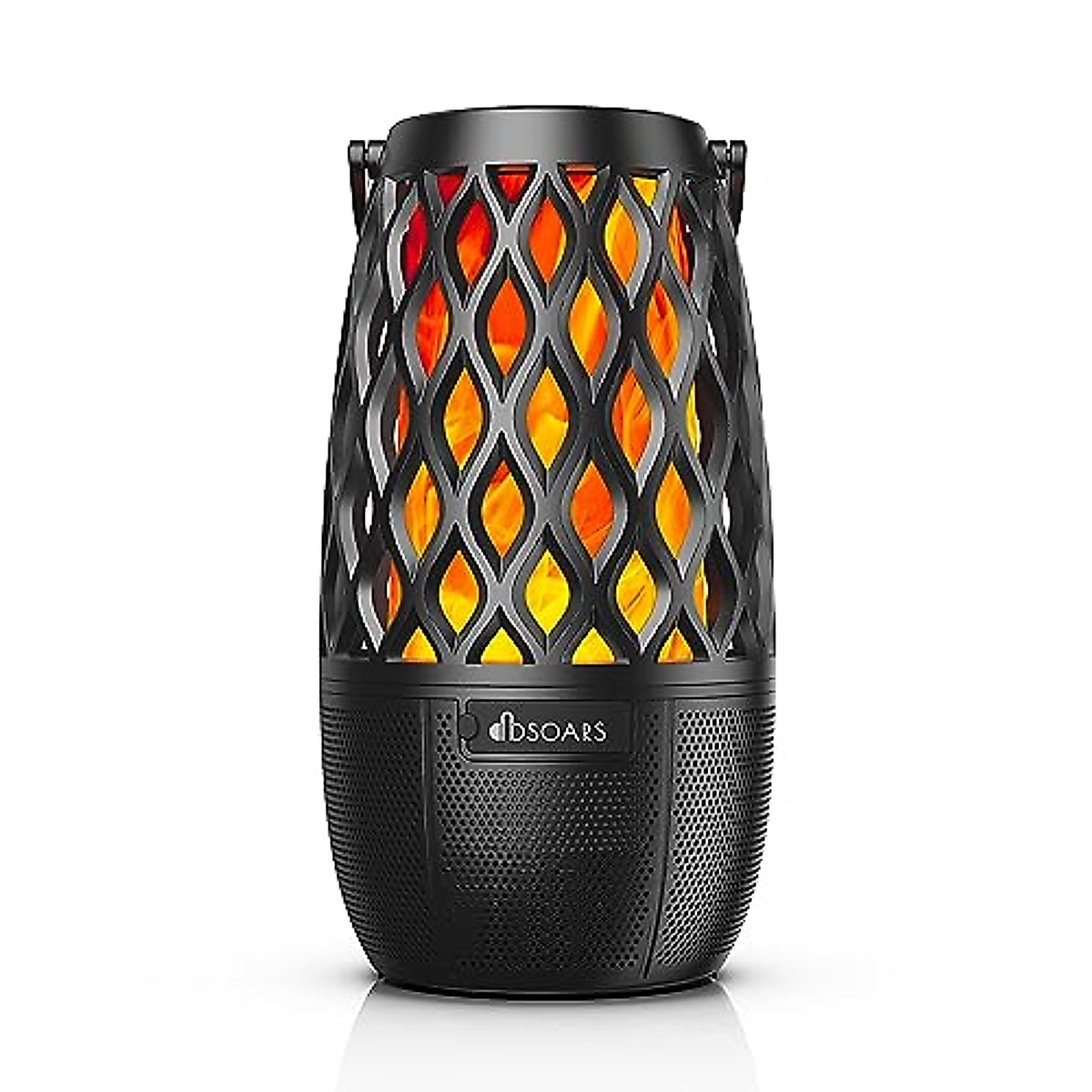 Outdoor Speakers, Gift for Men, Multi-Sync Bluetooth Wireless Speaker with Flame Lights, Built-in DSP HD Stereo Sound, Cool Tech Gadgets for Him, IPX5 Waterproof for Hot Tub|Outside|Patio|Porch