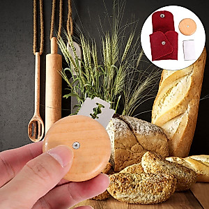 BESTonZON 1set Handcraft Bakers Assorted Stainless Supplies Blades Kitchen Bread Trimming Homemade Tool Making Shop of Pastry Slicer Lame Steel Home Slasher Cutter Cutting