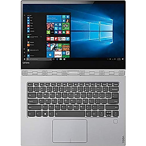 Lenovo Yoga 920 2-in-1 13.9" FHD Touchscreen Laptop, Intel Core i7-8550U, 8GB DDR4, 256GB SSD PCIe, Webcam, Bluetooth, Fingerprint Reader, Thunderbolt, Backlit Keyboard, Active Pen, Windows 10