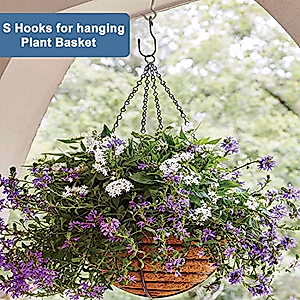 Purse Hanger for Closet, Unique Twist Design Bag Hanger Purse Hooks, Large Size Closet Rod Hooks for Hanging Bags, Purses, Handbags, Belts, Scarves, Hats,Clothes, Pans and Pots (12 Pack Black)