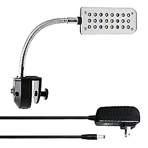 JOR Nano Aquarium Betta Light, Adjustable Height (Intensity) and Angle (Direction), for Nano Tanks, Electrical Cord