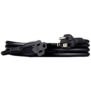 Amazon Basics 6-Foot Extension Cord - 13 Amps, 125V - Black