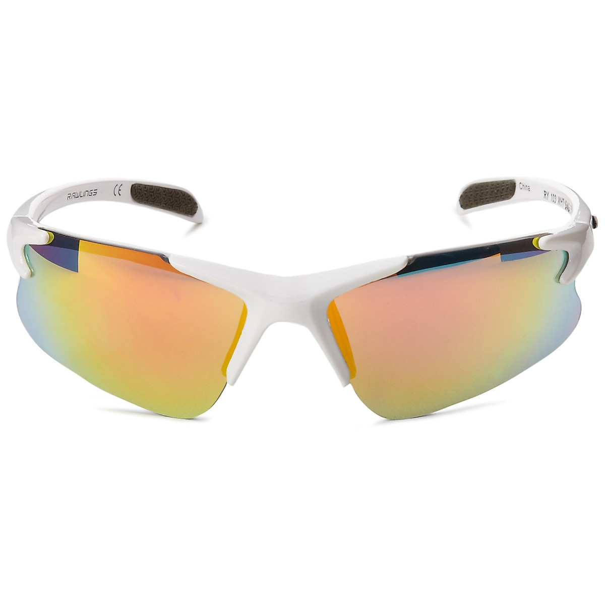 Rawlings Boys' Ry103 semi Rimless Sunglasses, White, 91 mm