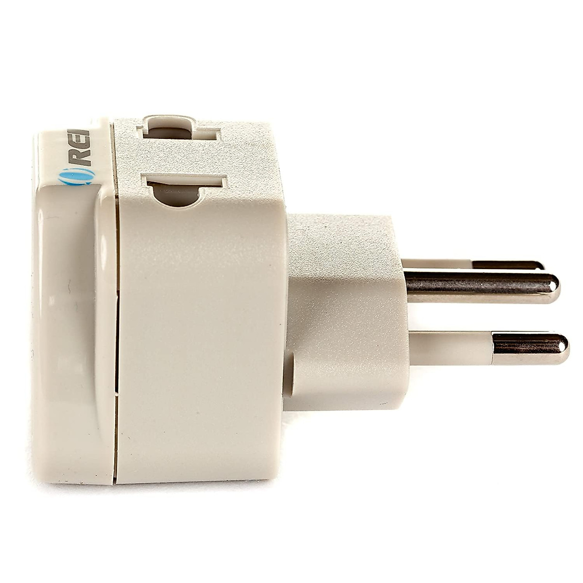 OREI US to Brazil Plug Adapter - Type N Travel Adapter for Brazil - Universal 2 in 1 - CE Certified - RoHS Compliant - White (DB-11C)