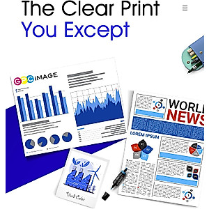 GPC Image Compatible Toner Cartridge Replacement for HP 202A CF500A 202X to use with HP Color Pro MFP M281fdw M281cdw M254dw M281fdn M254 M281 Toner Printer (Black Cyan Yellow Magenta, 4-Pack)