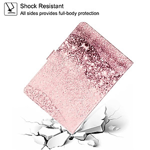 Universal 10" Case, Newshine Synthetic Leather Magnetic Closure [Cards/Money Slots] Flip Stand Wallet Protective Case for All Universal 10 inch Tablet, Bling