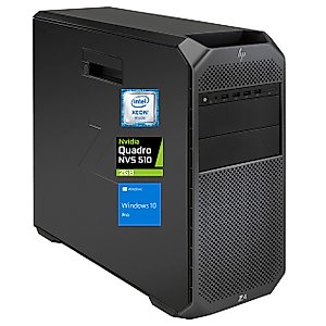HP Z4 G4 Workstation Tower - Intel Core i7-7800x Upto 4.0GHz, 32GB RAM, 1TB NVMe SSD, Nvidia Quadro NVS 510 2GB, DisplayPort, HDMI, AC Wi-Fi, BT, USB Type-C - Windows 10 Pro (Renewed)