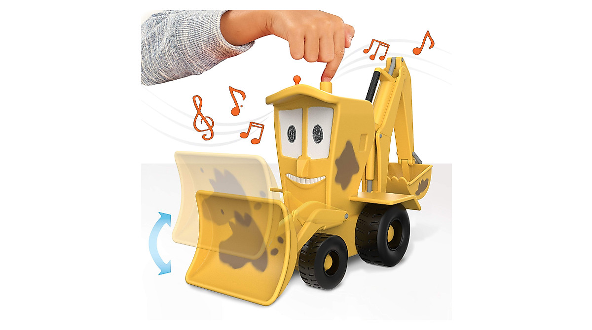 Stinky & Dirty Show Backhoe Loader Deluxe Toy with Sounds