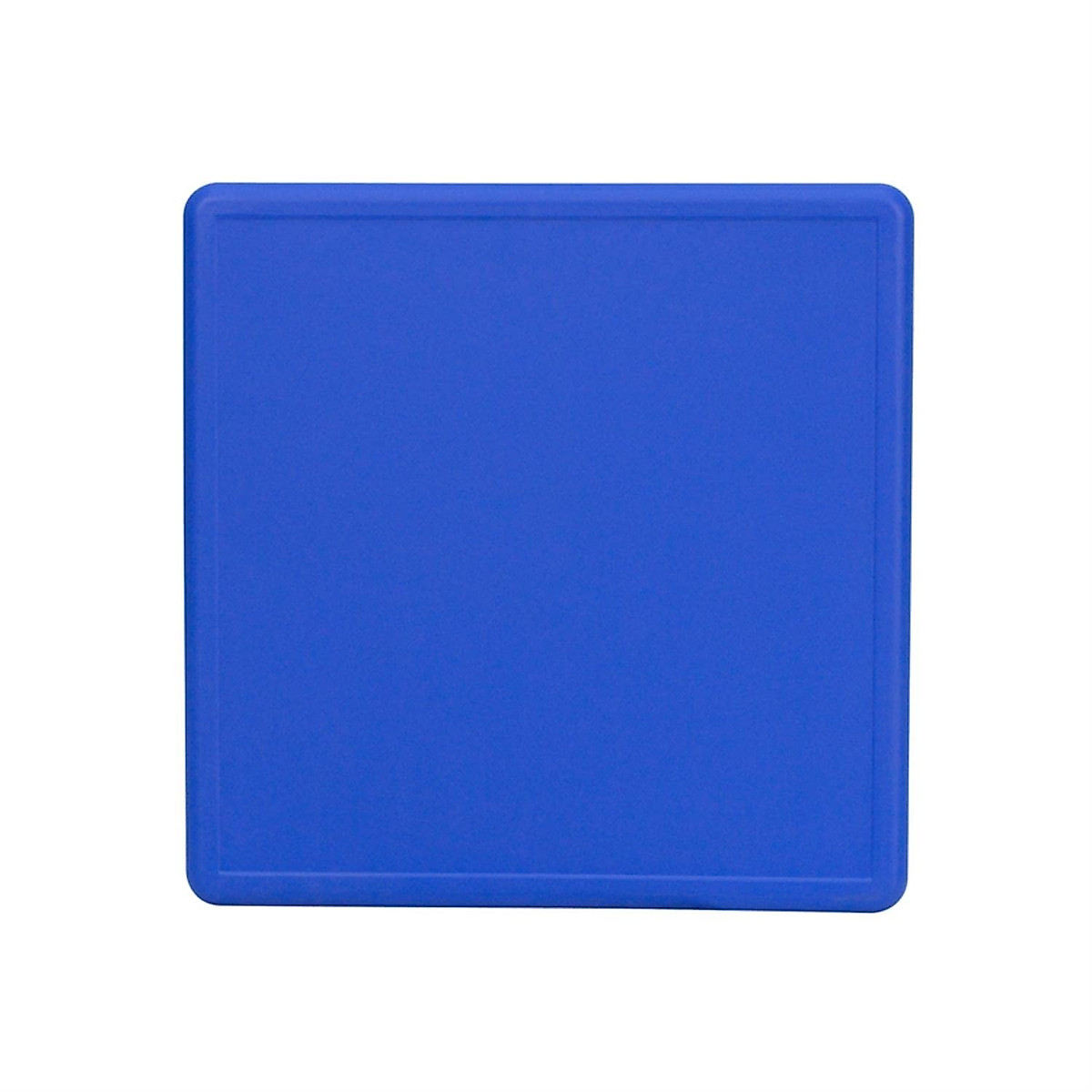 Flash Furniture Wren 24'' Square Blue Plastic Height Adjustable Activity Table