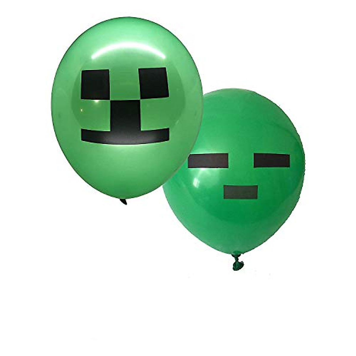Pixel Miner Crafting Style Gamer Party Supplies 30 Pcs Pixel Miner Crafting Video Game Balloons 12" Latex Balloons for Kids Birthday Party Favor Supplies Decorations Perfect for Your Miner Party Theme Party