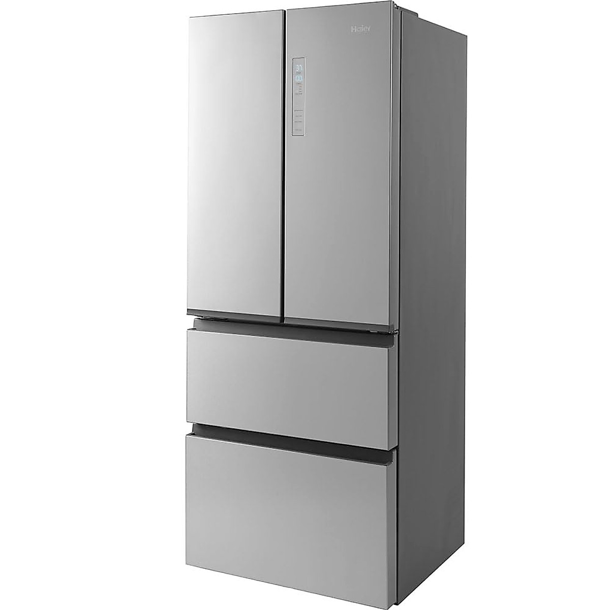 Haier 14.5 Cu. Ft. Fingerprint Resistant Stainless Steel 4 Door Refrigerator