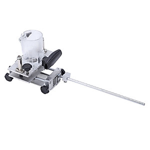 Kadimendium Rotary Tool Plunge Router Attachment Compact Woodworking Router Accurate Stable Wearproof Trimming Router for Woodworking