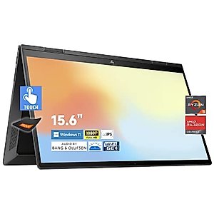 HP 2022 Newest Envy x360 2-in-1 15.6" Touchscreen Laptop, AMD Ryzen 5 5625U (Up to 4.3 GHz), Radeon Graphics, Wi-Fi 6E, Backlit Keyboard, Fast Charge, B&O, IR Webcam (32GB RAM | 1TB PCIe SSD)