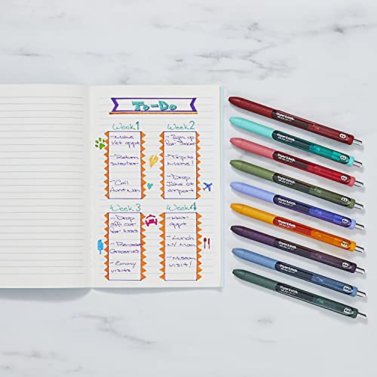 Paper Mate InkJoy Gel Pens | Medium Point (0.7 mm) | Green | 12 Count