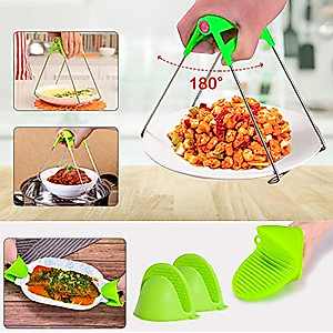 MIBOTE 98 Pcs Accessories Set for Instant Pot 5,6,8 Qt, 2 Steamer Baskets, Springform Pan, Egg Steamer Rack, Egg Bites Mold, Kitchen Tong, Silicone Pad, Oven Mitts, Cheat Sheet Magnet, and etc