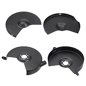 HARFINGTON Bench Grinder Wheel Inner and Outer Left Guard Cover 9.84" Carbon Steel Left Guard Cover Shroud Set with Screw for Bench Grinder Polisher, Black