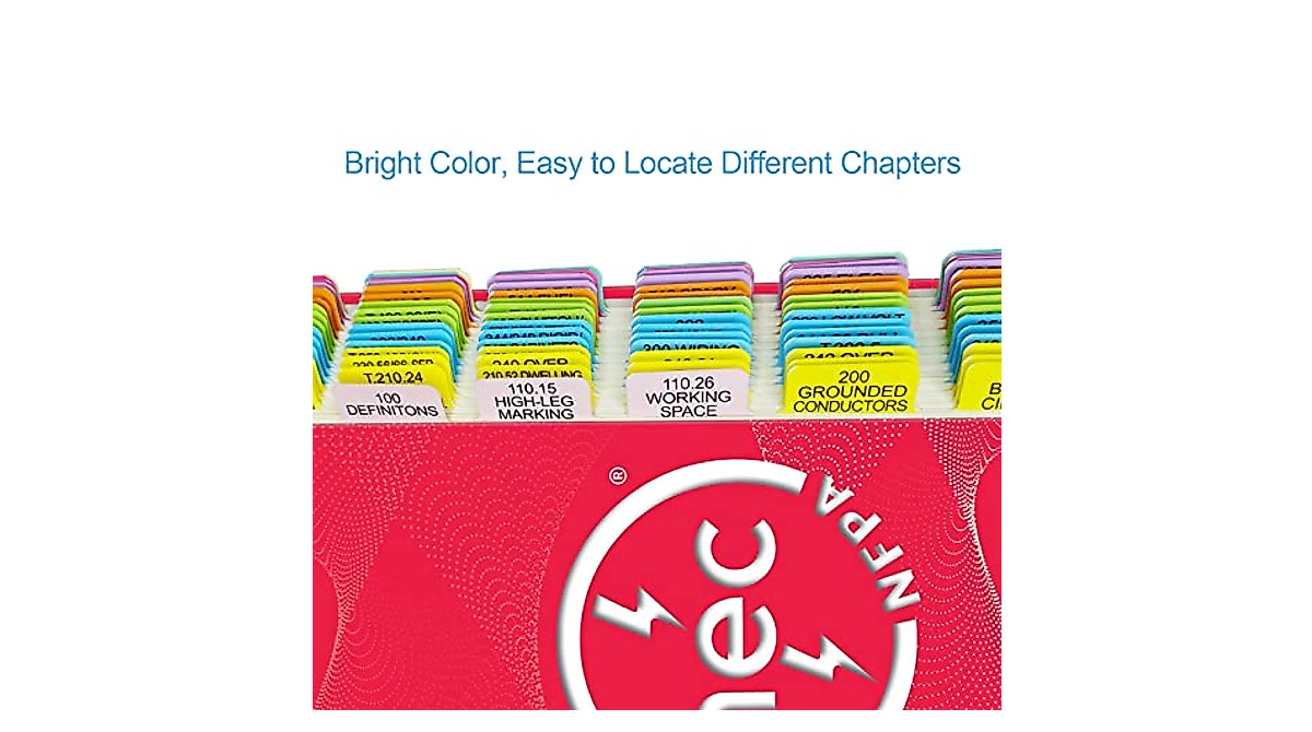 Organize Your 2023 NEC Code Book with Color-Coded Tabs