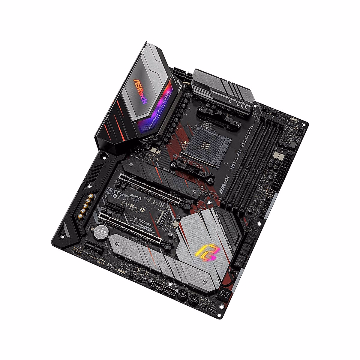 ASRock B550 PG Velocita Supports 3rd Gen AMD AM4 Ryzen/Future AMD Ryzen Processors Motherboard