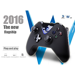 ZD-O RGB Wireless Game Controller for Switch,Fire TV, Windows 7 8 10 PC/Lapto/Android Smartphone Tablet VR TV Box… (Black)