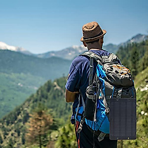 Mini Solar Panel,5V 6W USB Monocrystalline Solar Panel Charger,Waterproof Solar Charger with Built-in Voltage Stabilization System for Smart Phone,Power Bank and GPS Unit