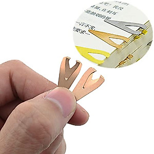 Book Line Markers ZZHXSM 12pcs Rose Gold Metal Bookmarkers Page Darts Mixed Book Markers for Reading Teachers Students Book Lovers