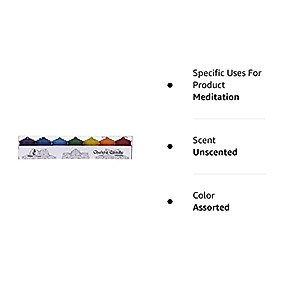 Mega Candles 7 pcs Unscented Chakra Votive Candle, Hand Poured Premium Wax Candles 15 Hours 1.5 Inch x 2.25 Inch, Cotton Wick, Promotes Positive Energy, Meditation, Relaxation & More