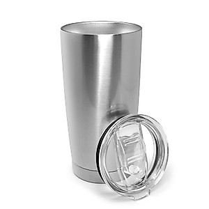 iPick Image for Ford Bronco in Full-Color 20 oz Dual-Wall Insulated Stainless Steel Brush Silver Travel Tumbler