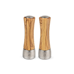 Peugeot Madras u'Select Olive Wood Mill Pepper & Salt Mill Set, 8.25-in