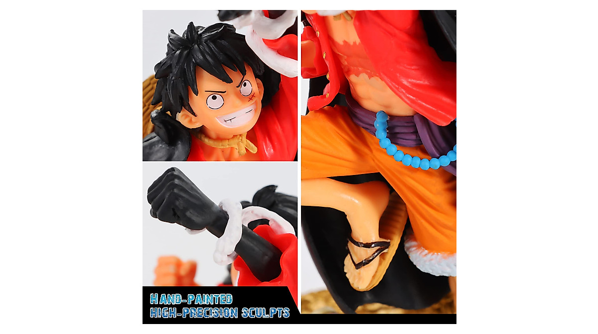 KEFULDA One Piece Luffy Action Figure Set for Fans