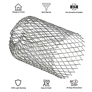 Dele 6pcs Gutter Guards 3 Inch Expand Aluminum Filter Strainers. Downspout Protectors Stops Blockage Leaves Debris.