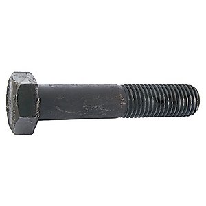 M12-1.75 x 190mm Hex Head Cap Screws, Steel Metric Class 10.9, Plain Finish (Quantity: 25 pcs) - Coarse Thread Metric, Partially Threaded, Length: 190mm Metric, Thread Size: M12 Metric