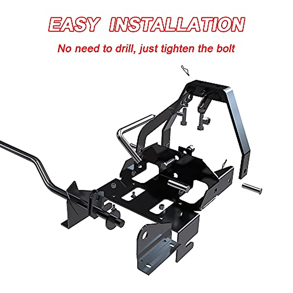 NUBEHONE Garden Tractor Sleeve Hitch Lawn Tractor Attachment Fit for Husqvarna 585607901 Craftsman Tractors with 22" & 23" Tires