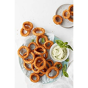 Alexia Crispy Onion Rings with Panko Breading and Sea Salt, Non-GMO Ingredients, 11 oz (Frozen)