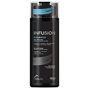 TRUSS Infusion Hair Shampoo - Cleansing Shampoo for Dry Hair Repair, Hydration and Protection - 100% Vegan, Color-Safe Formula with Anti-Aging Benefits (300 ml)
