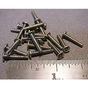 2-56 X 1/2" SCREW SLOT BINDER HEAD ZINC STEEL - 100 PCS Screws Kit Set