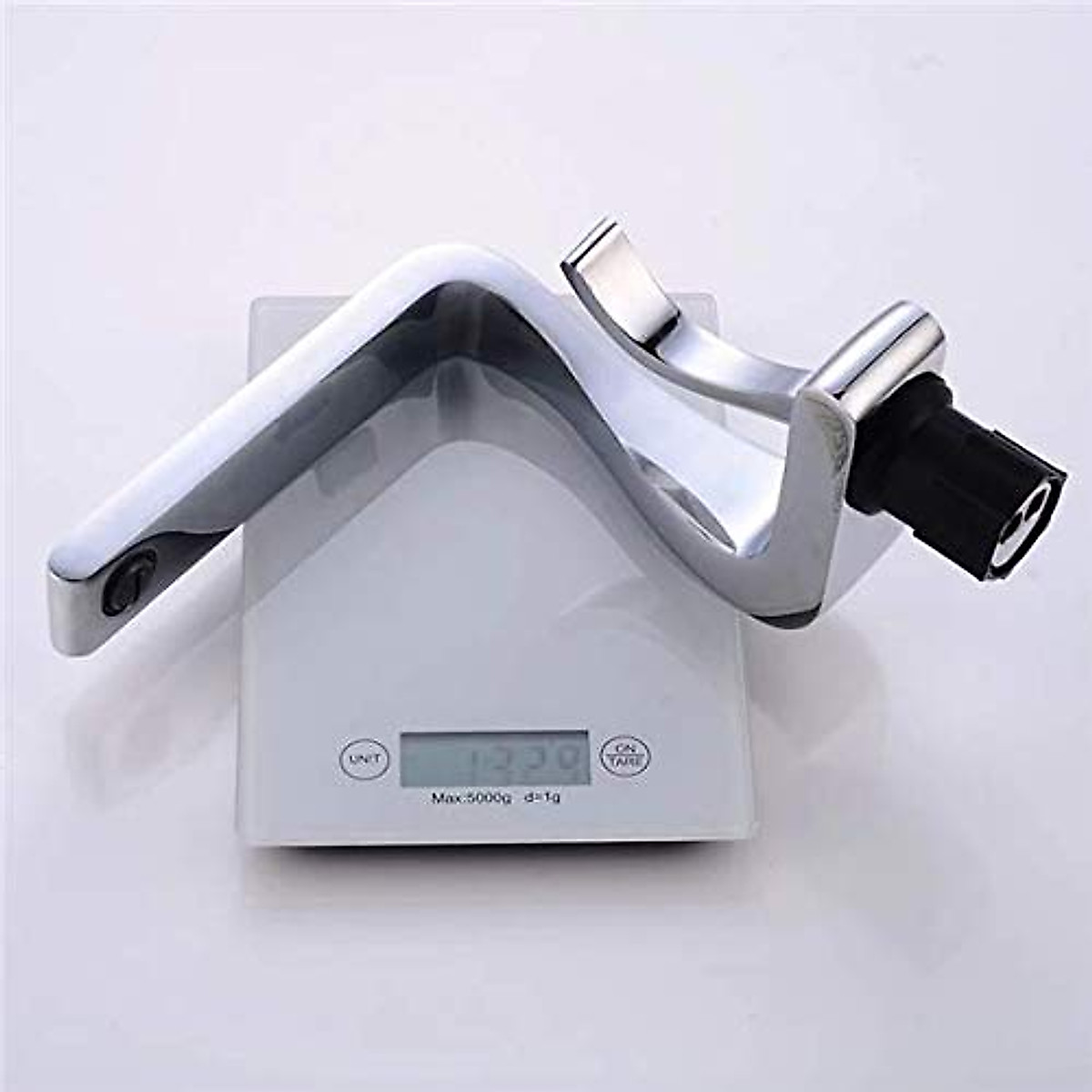 BathSelect Grohe Crane Deck Mount Bathroom & Kitchen Water Faucet - BST2161GB Luxury Mixer Faucet With Single Handle for Hot and Cold Water and Matching Pop-up Drain (Not Included) - Chrome Finish